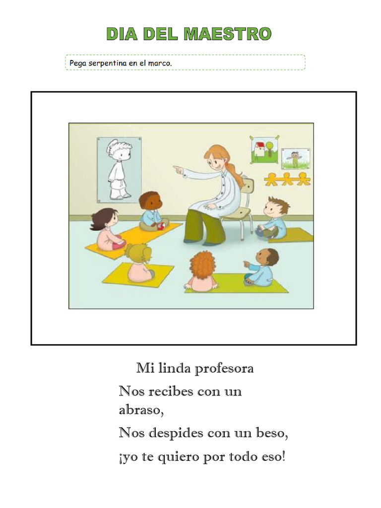 Poema a mi querida profesora | PDF