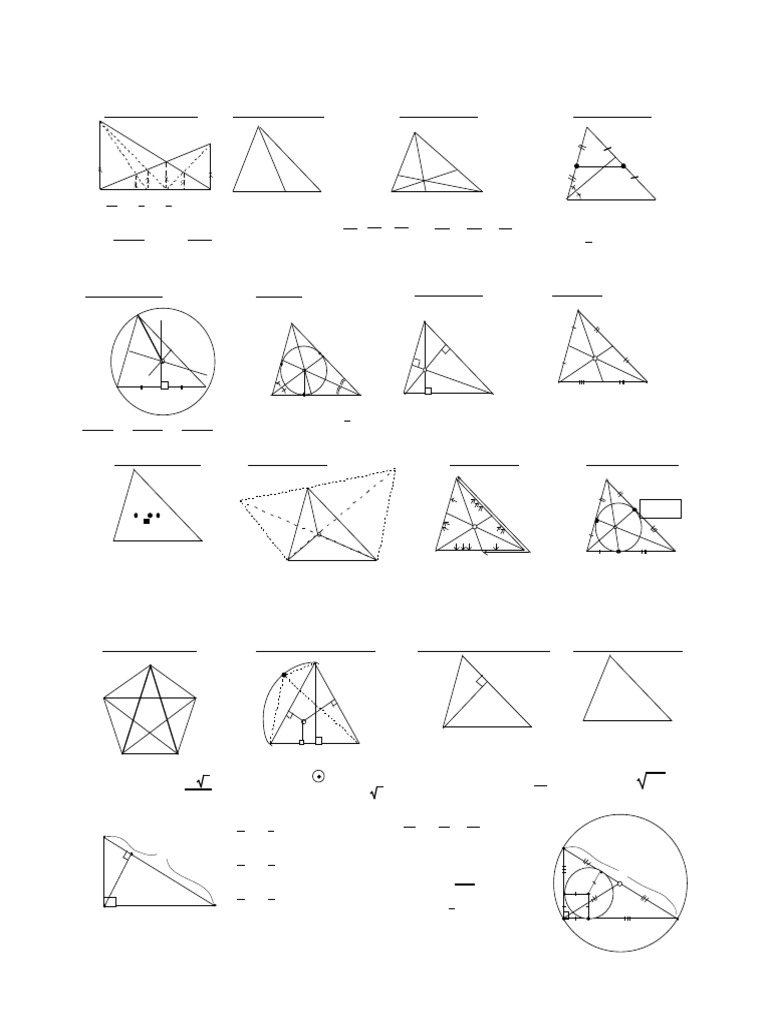 Formula Sheet | PDF | Euclid | Euclidean Geometry