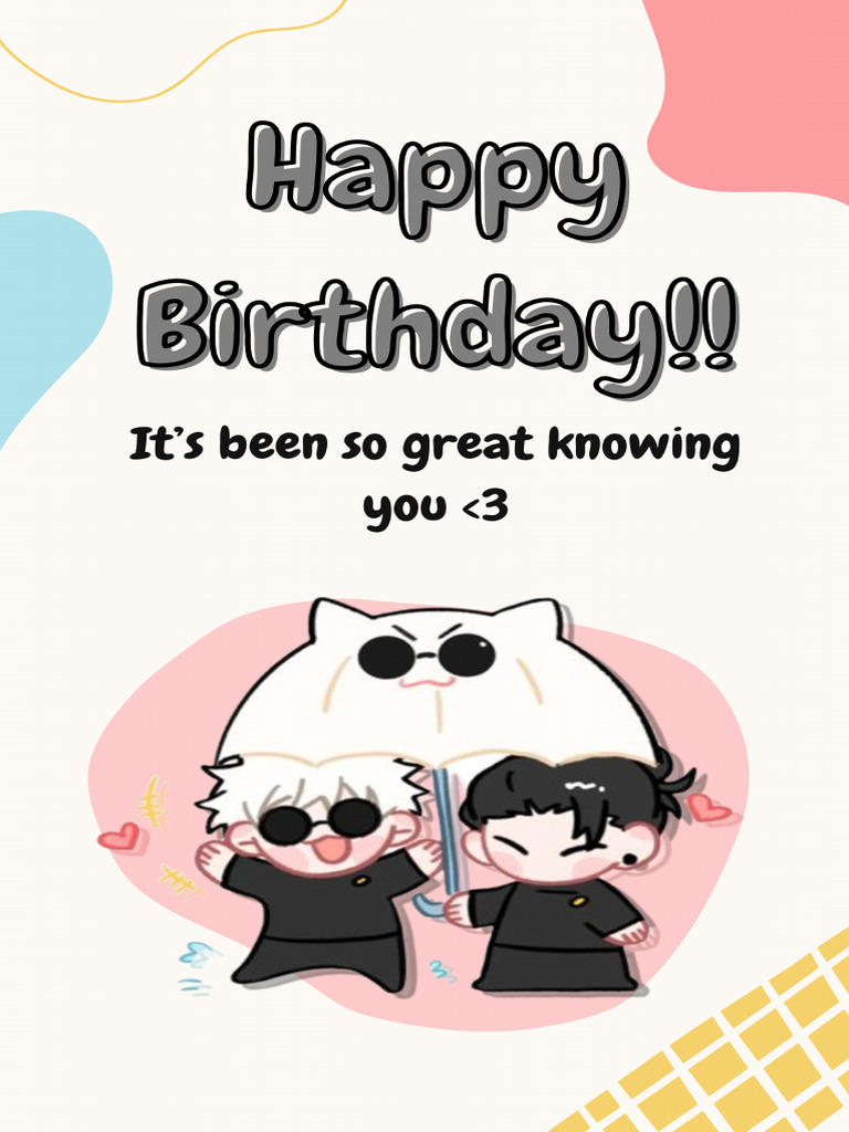 Happy Birthday!! | PDF