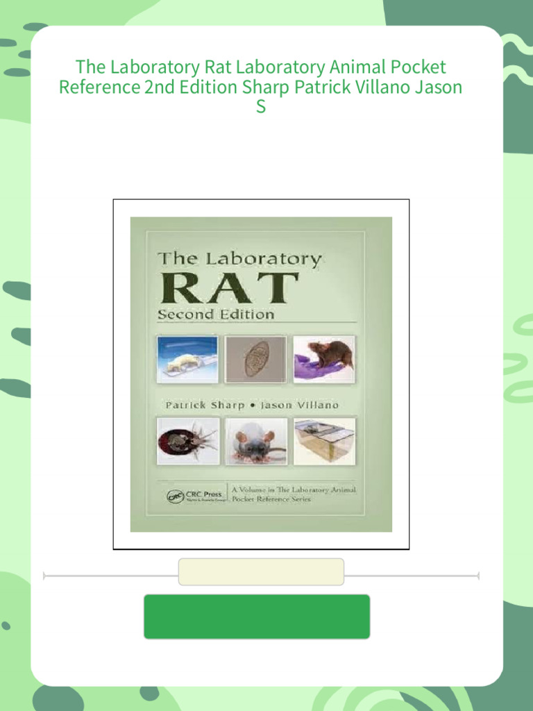 The Laboratory Rat Laboratory Animal Pocket Reference 2nd Edition Sharp Patrick Villano Jason S ...
