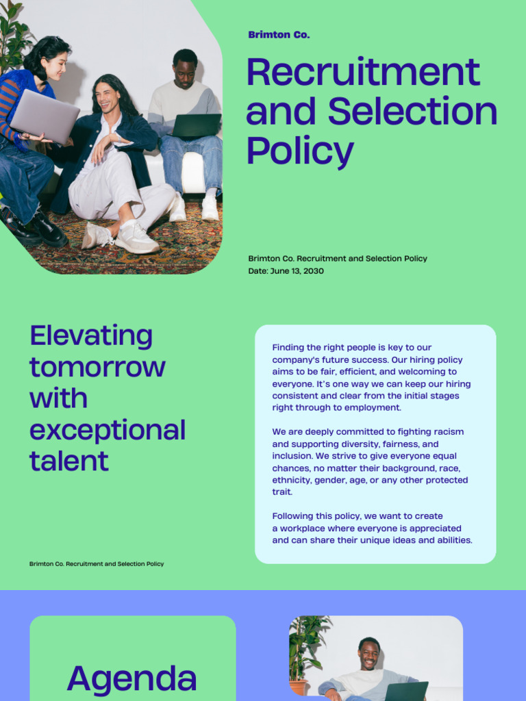 Brimton Co. Recruitment Policy Overview | PDF | Recruitment | Business