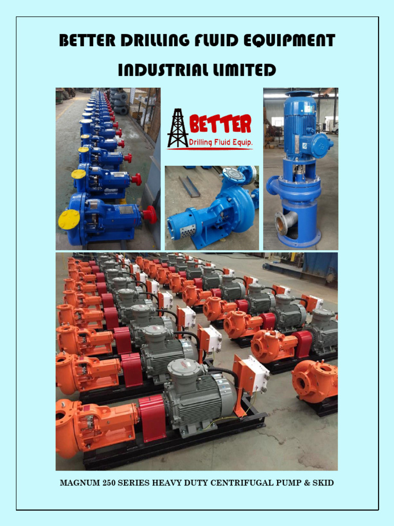 BETTER 250 SERIES CENTRIFUGAL PUMP Promotion 2022 | PDF