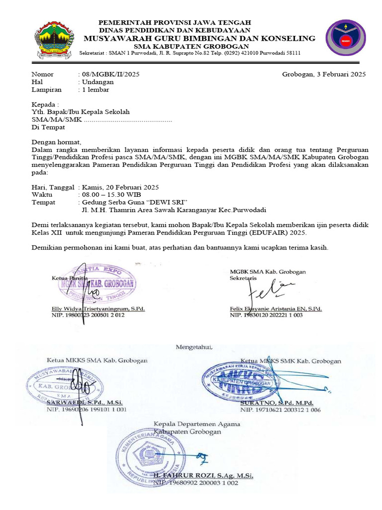 08.Undagan Expo Edu Fair 2025_Peserta Didik (1) | PDF