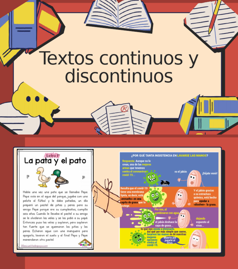 Textos continuos y discontinuos | PDF