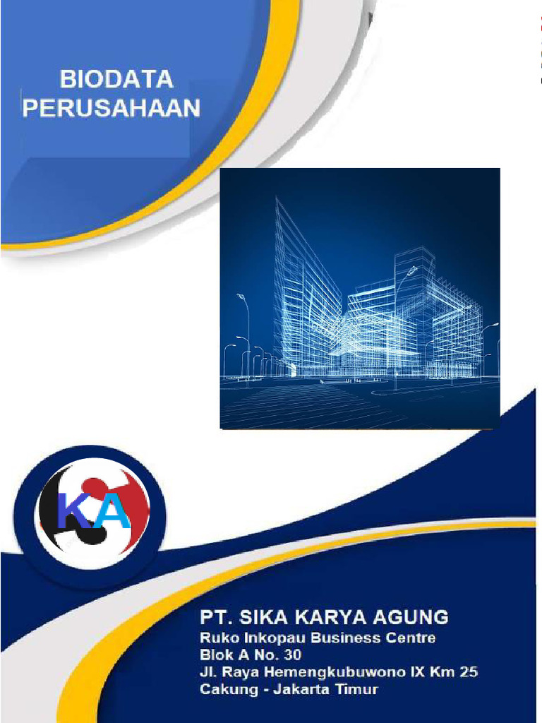 BIODATA PT. SIKA KARYA AGUNG | PDF