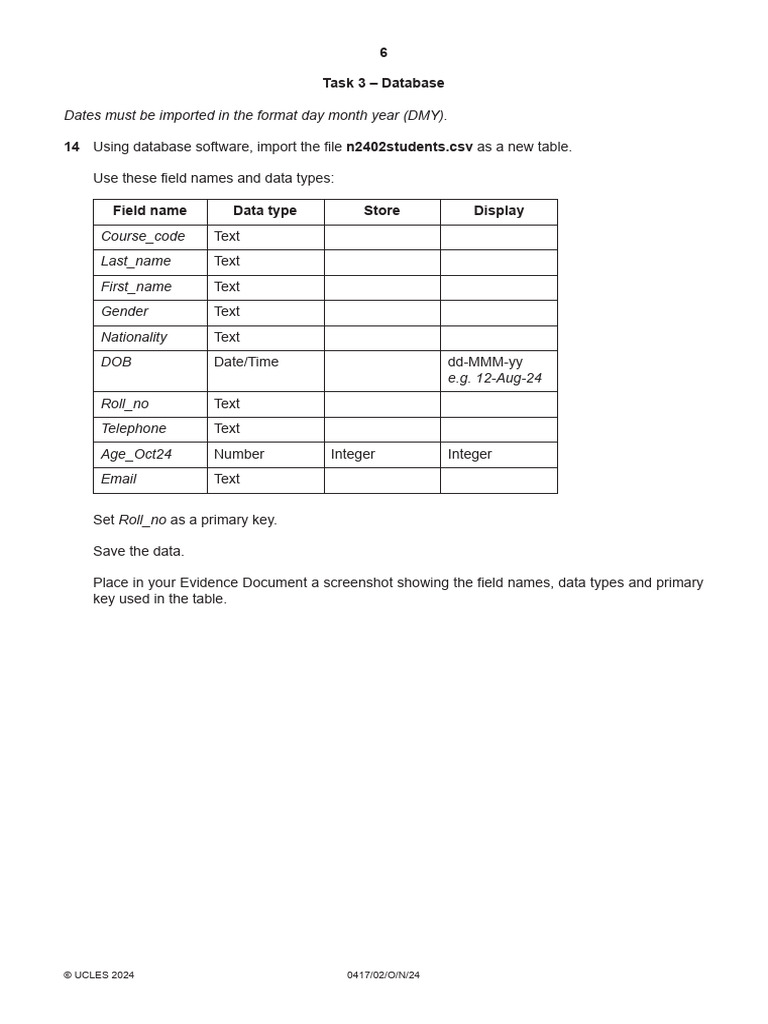 Database Import and Report Creation Guide | PDF | Data Type | Comma ...