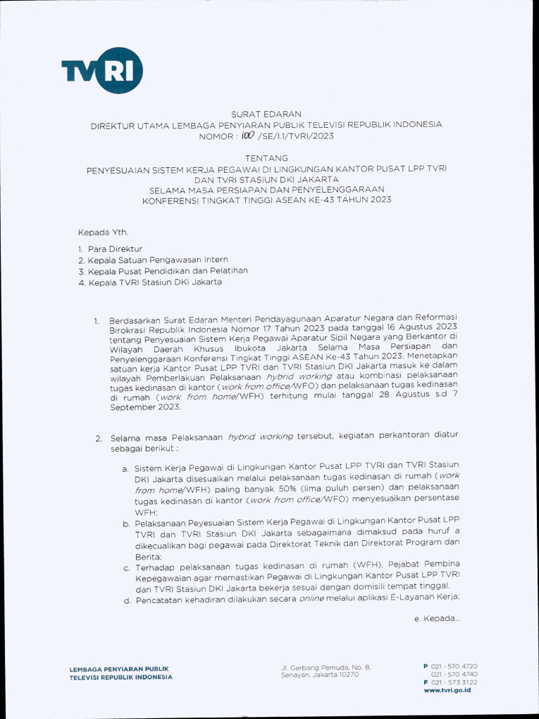 00000104-SE 100 23 Penyesuaian Sistem Kerja Pegawai Di Lingkungan ...