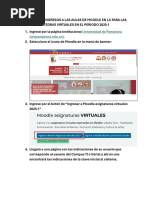 Manual Guia - Pasos para Acceder Al Aula Virtual - Esan Virtual | PDF ...