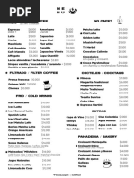 Menu Bernardi | PDF | Alimentos | Postres