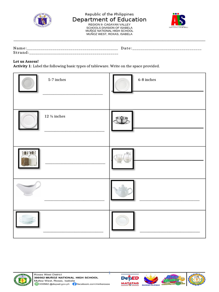 Learning Activity Sheet Week 3 and Week 4. FBS | PDF