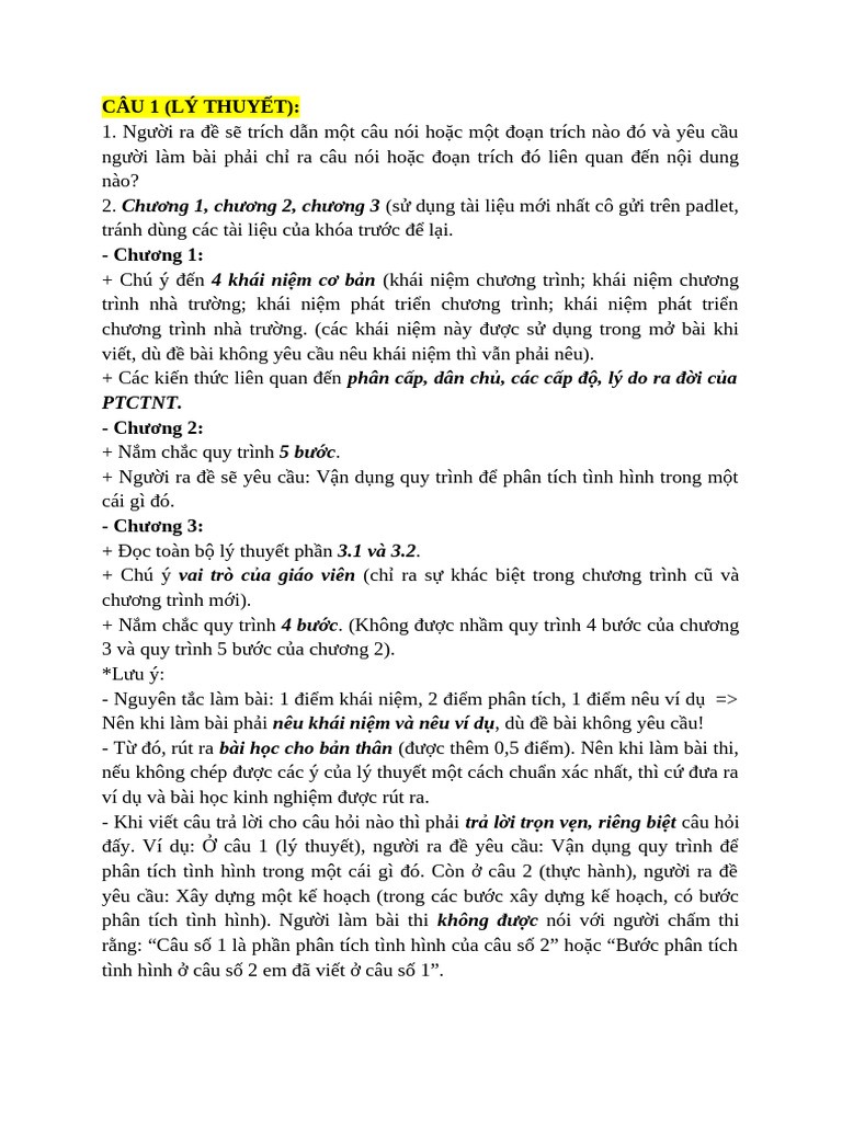 HƯỚNG-DẪN-LÀM-ĐỀ-CƯƠNG-PTCTNT | PDF