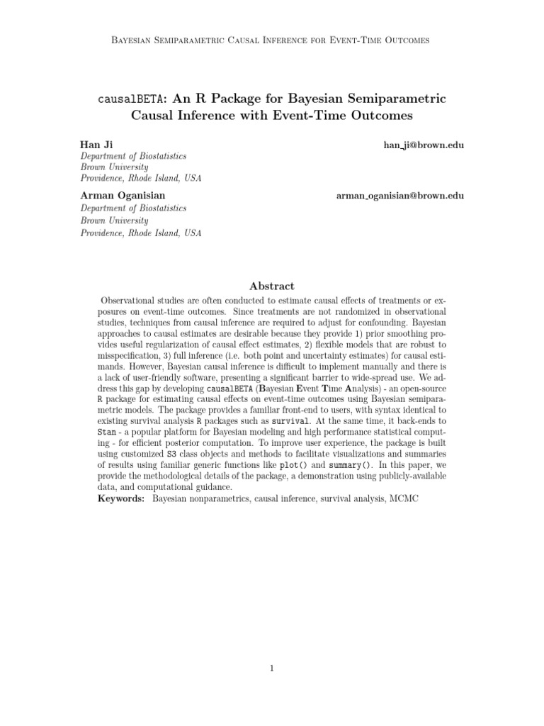 causalBETA - An R Package For Bayesian Semiparametric Causal Inference ...
