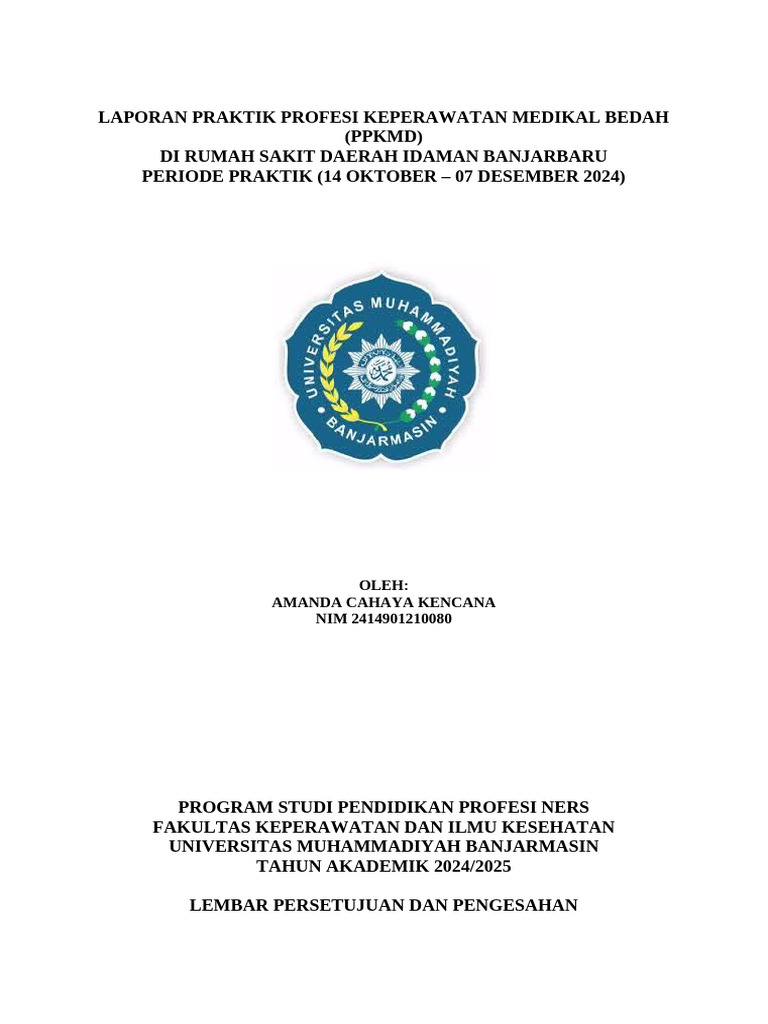 SAMPUL Dan PENGESAHAN | PDF