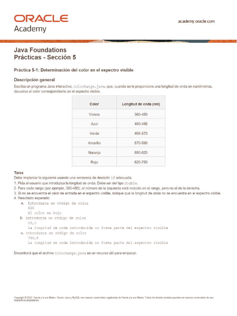 JFo Sección 5 Práctica | PDF