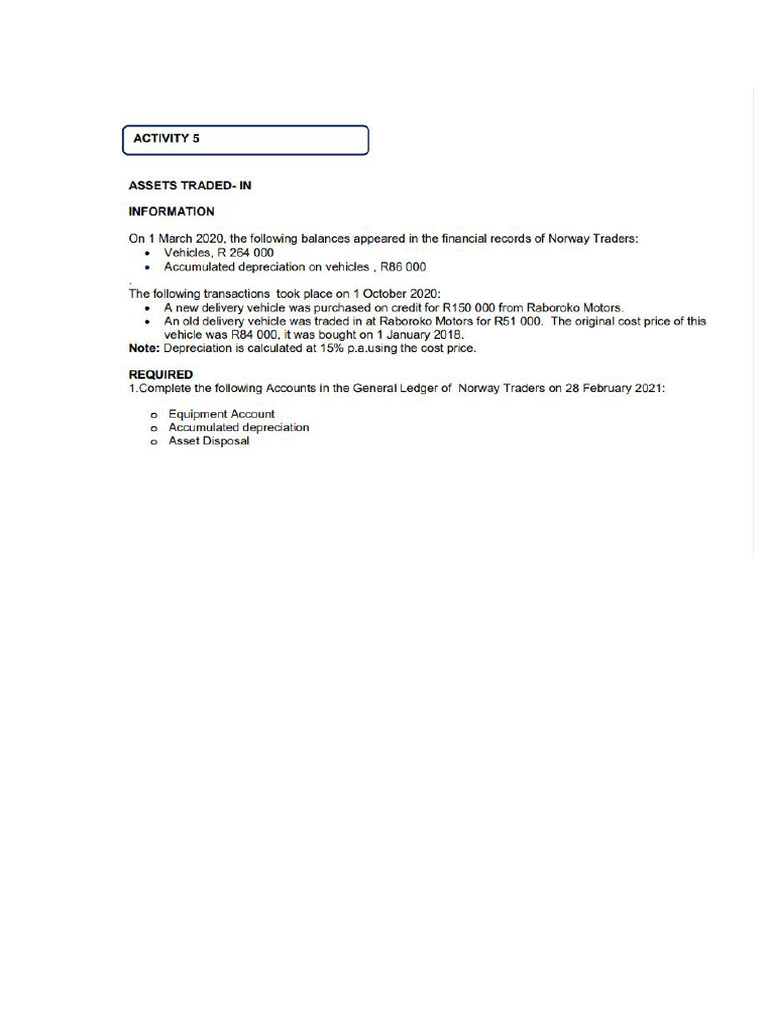 Gr11 Fixed Asset Remedial | PDF