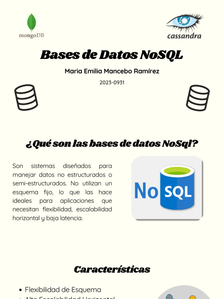 Bases de Datos NoSQL | PDF | No Sql | Bases de datos