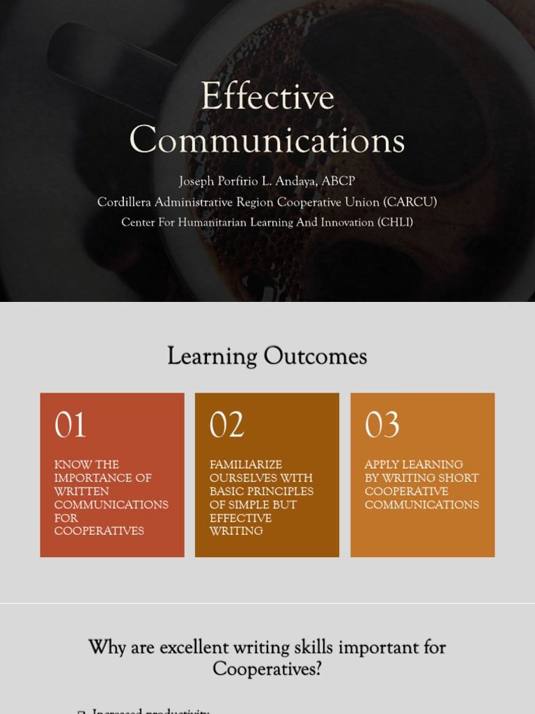 Effective Communications | PDF