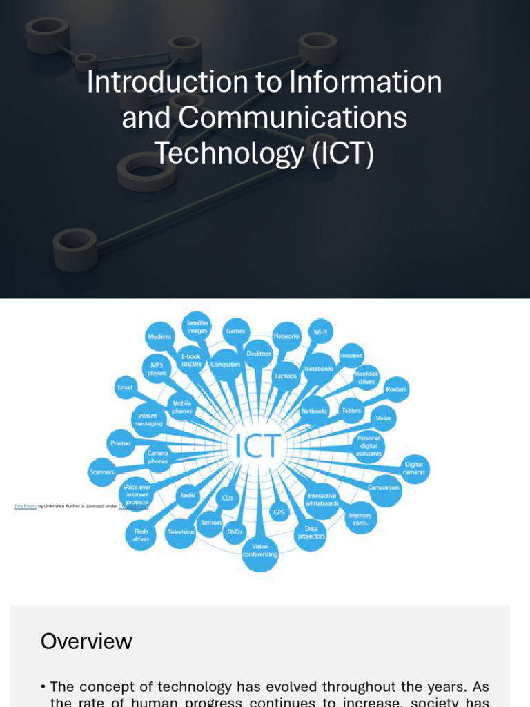 Introduction To Information and Communications Technology ICT | PDF | Information And ...