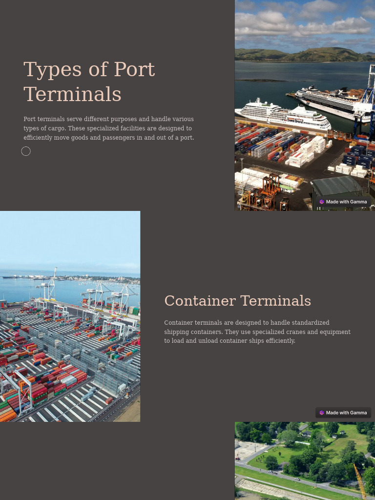 Types of Port Terminals | PDF