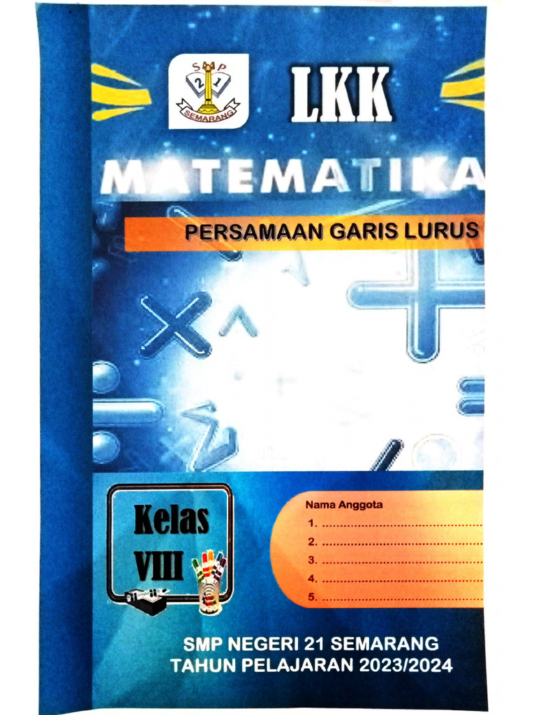 LKK Persamaan Garis Lurus | PDF