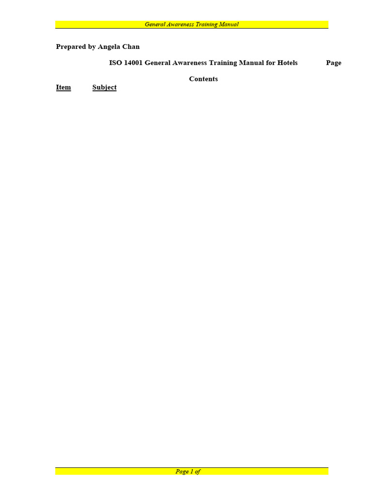 General Awareness Training | PDF | Natural Environment | Environment