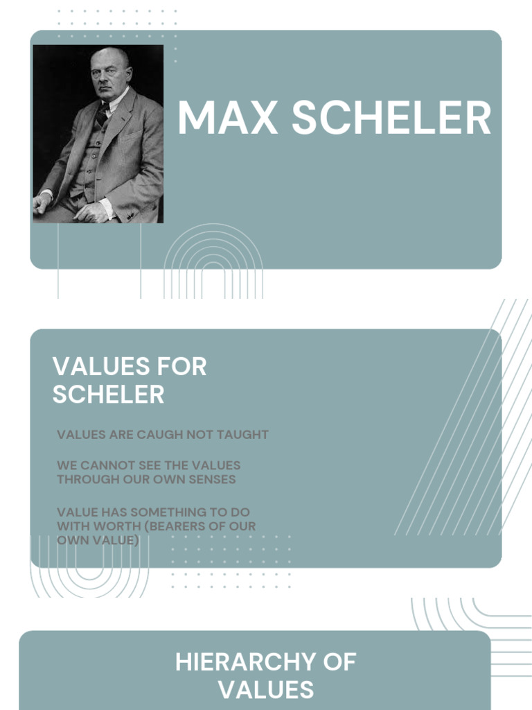 Max Scheler | PDF