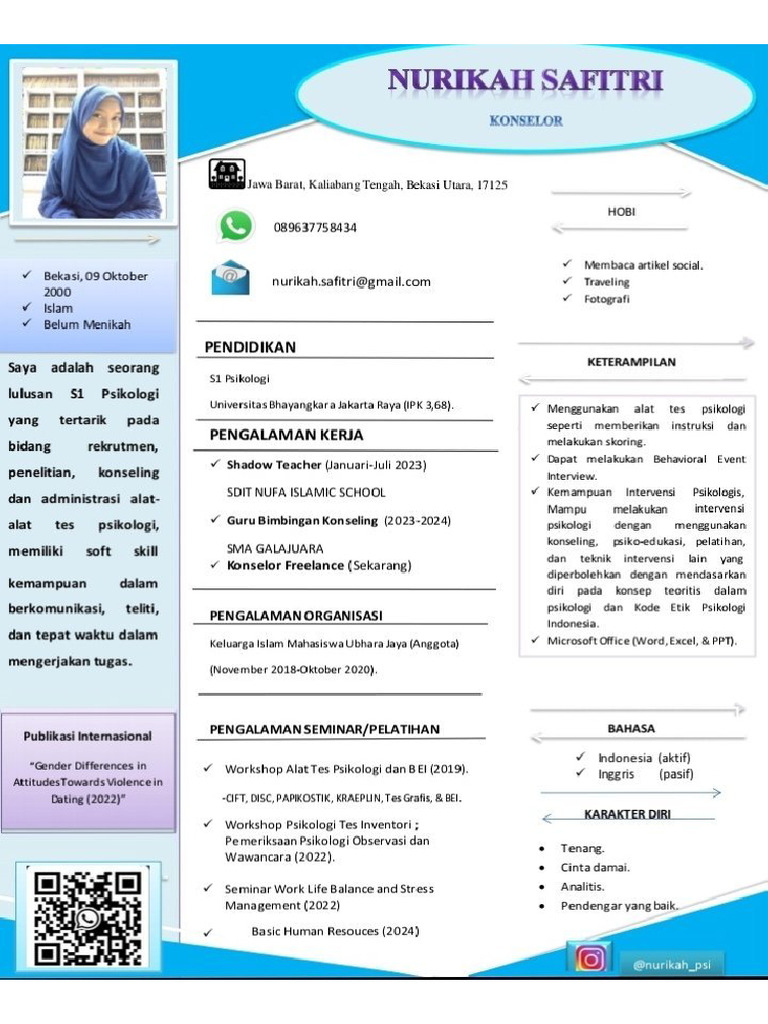 CV Nurikah Safitri | PDF