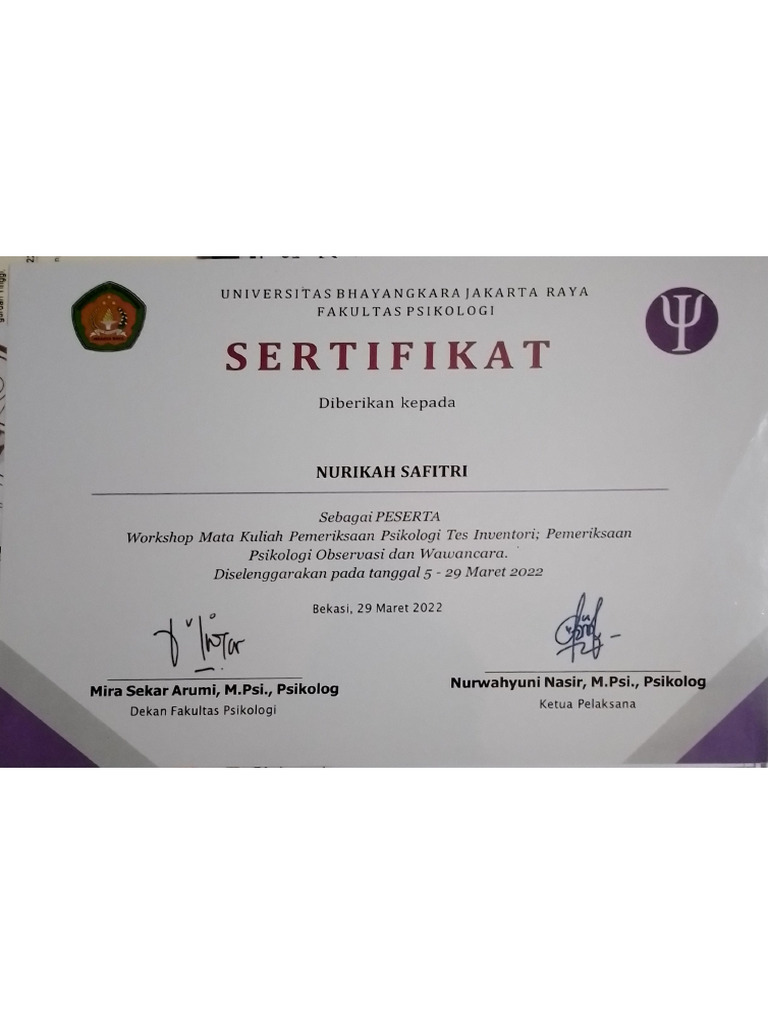 Sertif Inventori | PDF