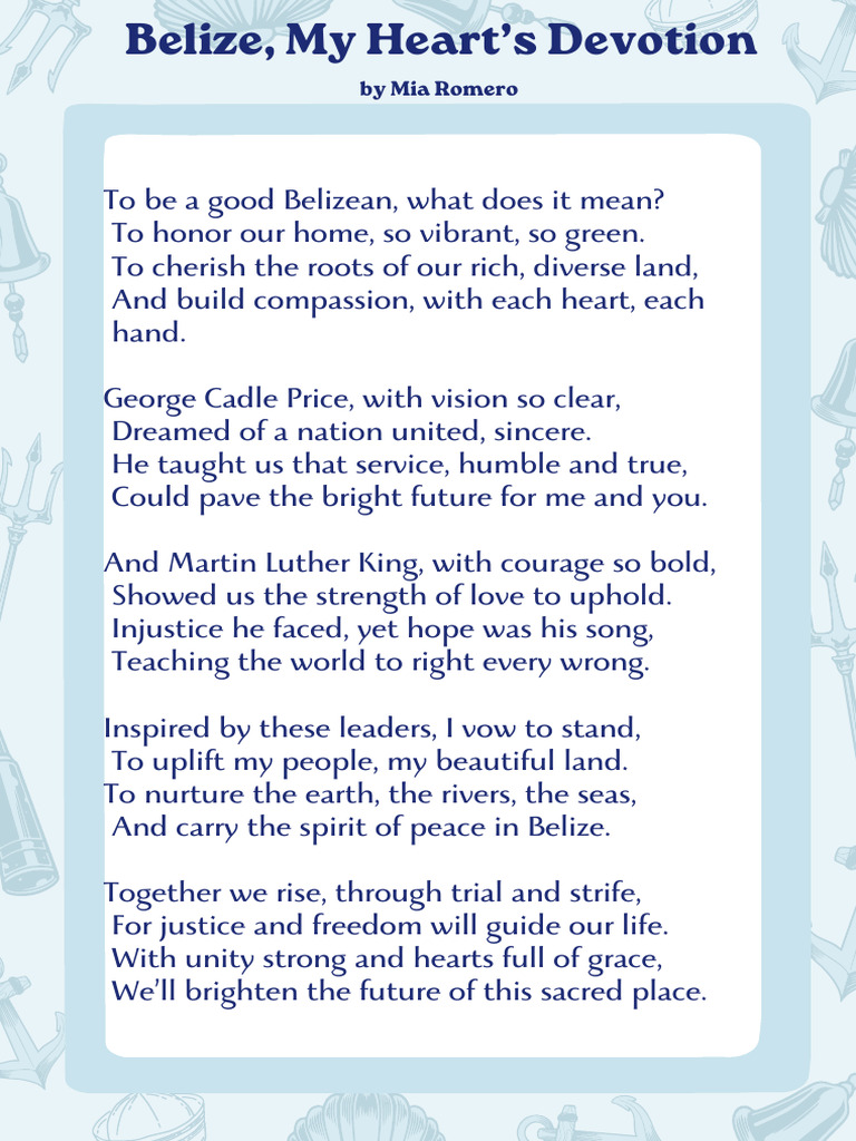 Embracing Belize: Unity and Service | PDF