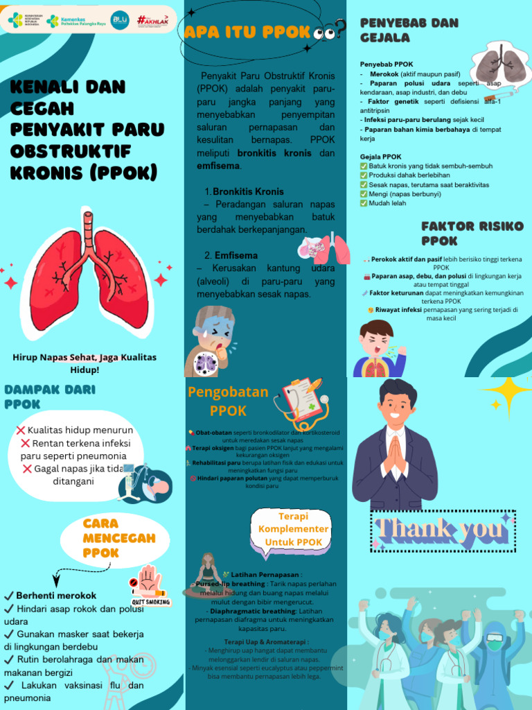 Leaflet PPOK Andini dan Wahyudi | PDF