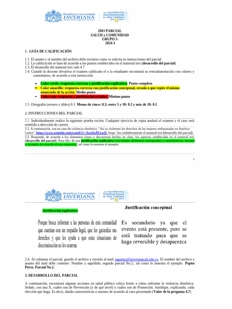 Parcial | PDF | Partería | Parto