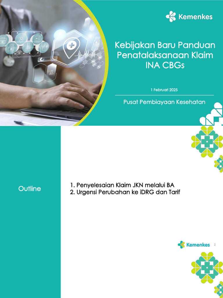 Panduan Baru Da Kebijakan Klaim Ina CBGS | PDF