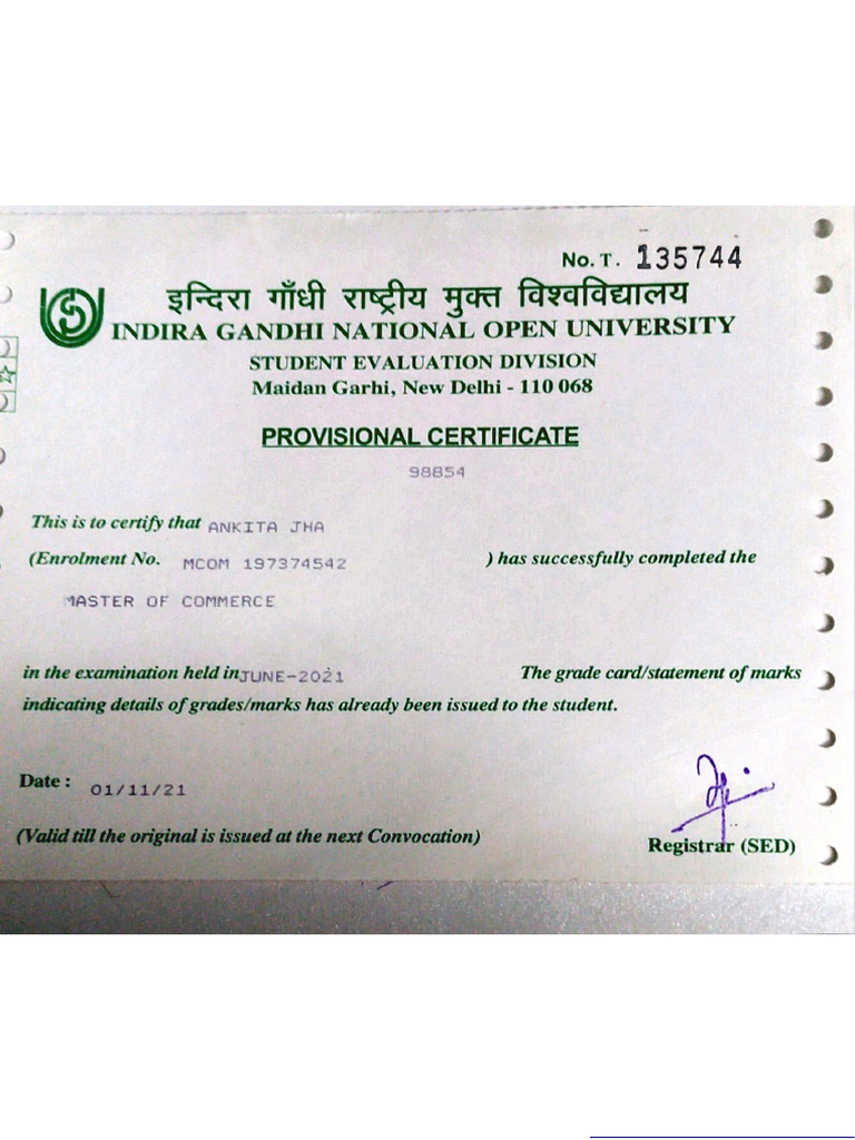 Education - Ankita Jha | PDF