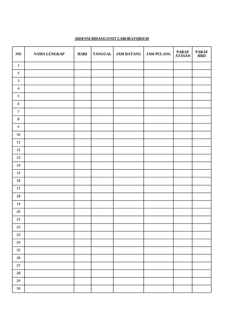 Absen Manual | PDF