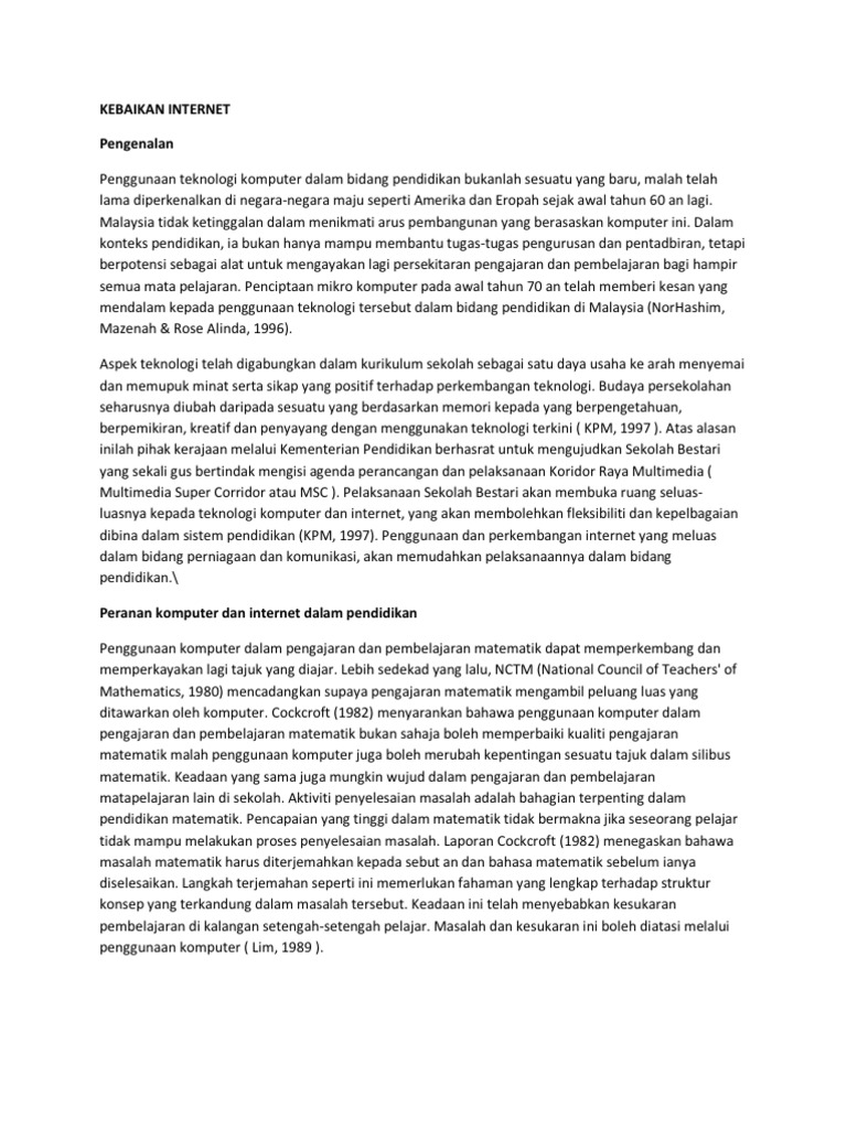 Kebaikan Internet | PDF