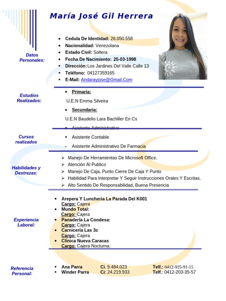 Curriculum Maria | PDF