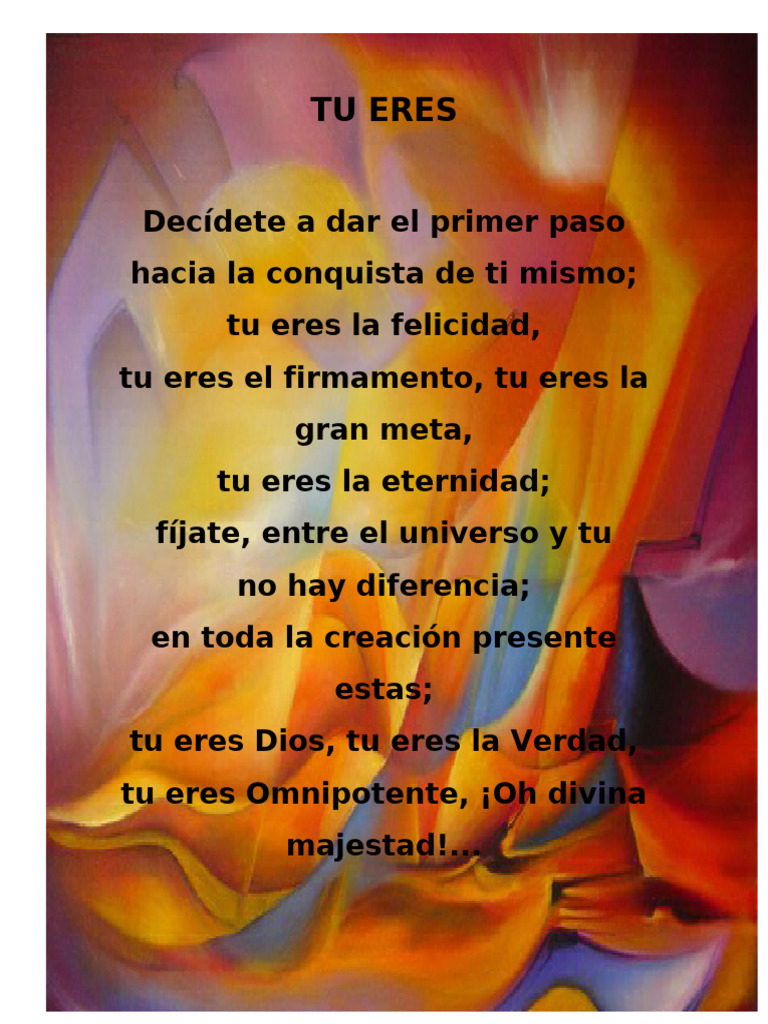 Poema Tu Eres | PDF