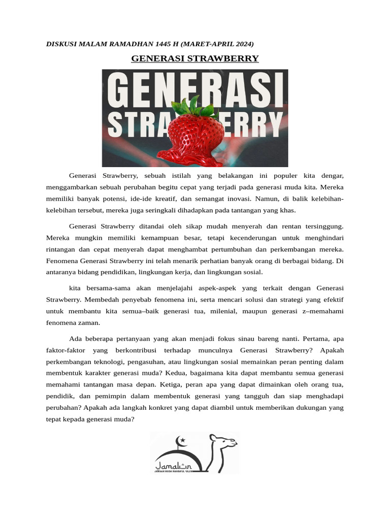Generasi Strawberry | PDF