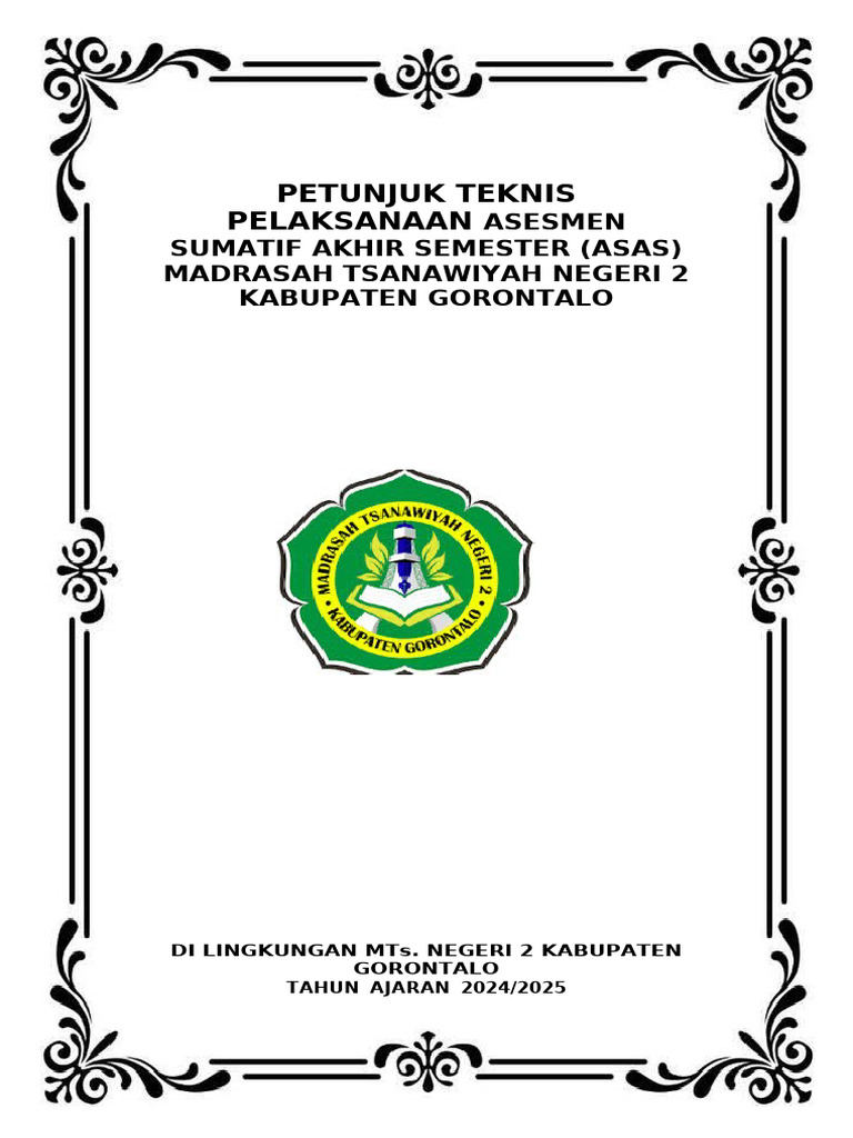779044872-JUKNIS-PAS-ASAS-GANJIL-SMP-TA-2024-2025 | PDF