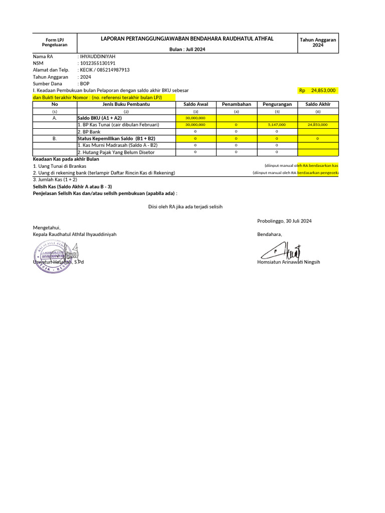 Format LPJ Juli-Des 2024 | PDF