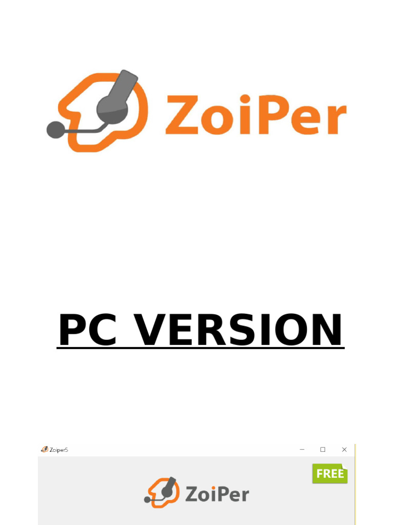Zoiper Update | PDF