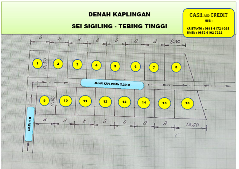 Denah Kaplingan | PDF