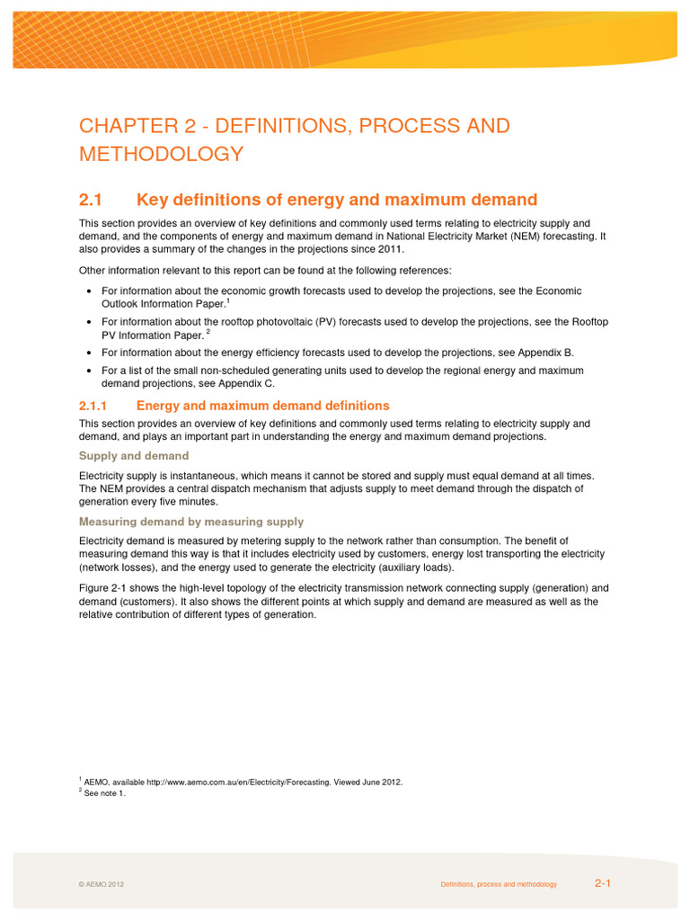NEFR Ch2 Definitions Process and Methodology PDF | PDF | Photovoltaics | Distributed Generation