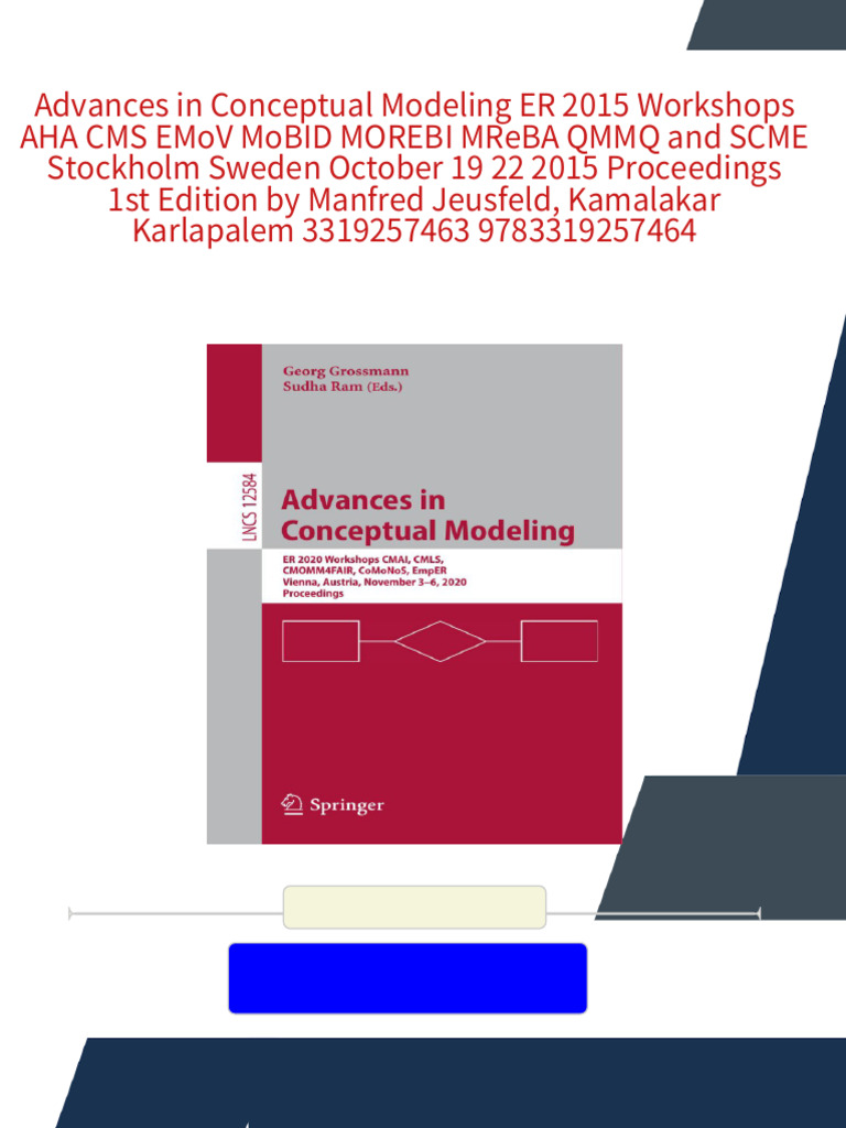 Advances in Conceptual Modeling ER 2015 Workshops AHA CMS EMoV MoBID ...