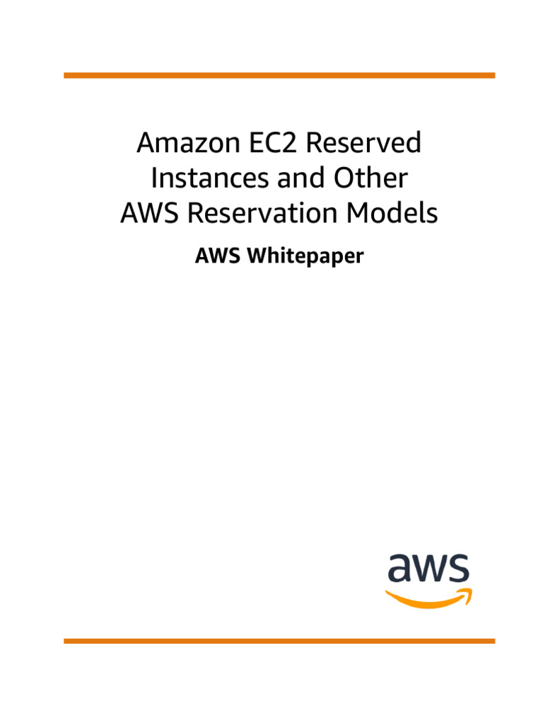 cost-optimization-reservation-models | PDF | Amazon Web Services | Computing