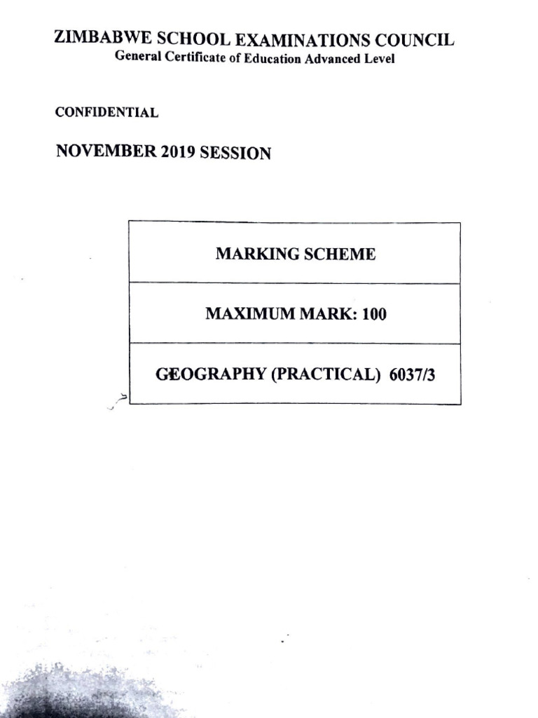2019 NovP3 A Level Marking Scheme | PDF