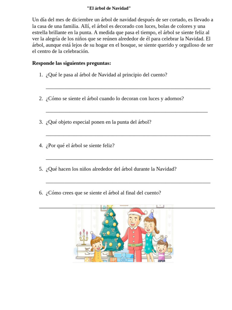 El árbol de Navidad y mensajes de amor | PDF | Navidad | Árbol de Navidad