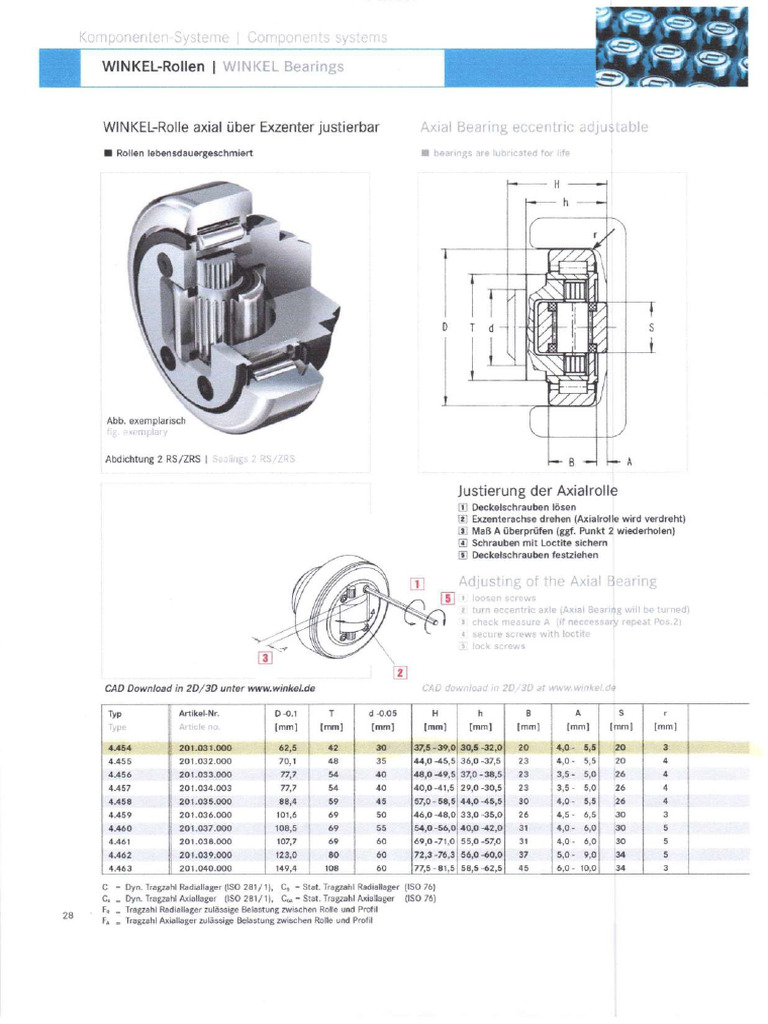 winkel roller bearing | PDF