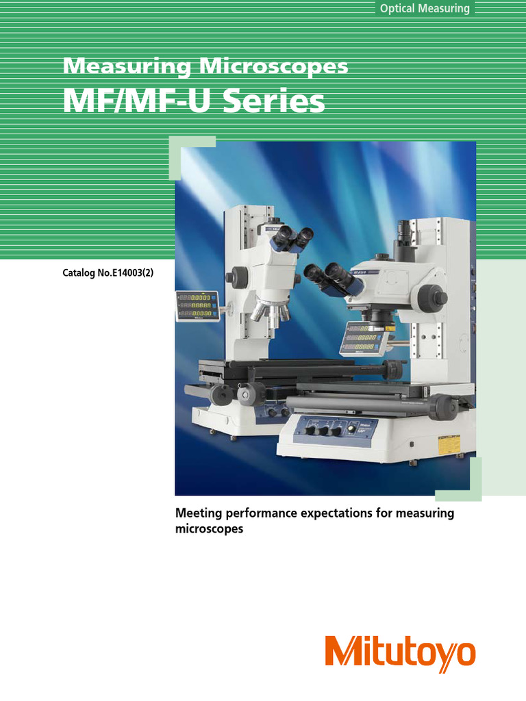 MF MF U Datasheet E14003 2 | PDF | Calibration | Lighting