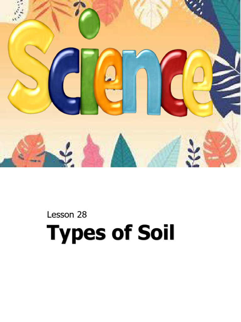 L28 Types of Soil | PDF